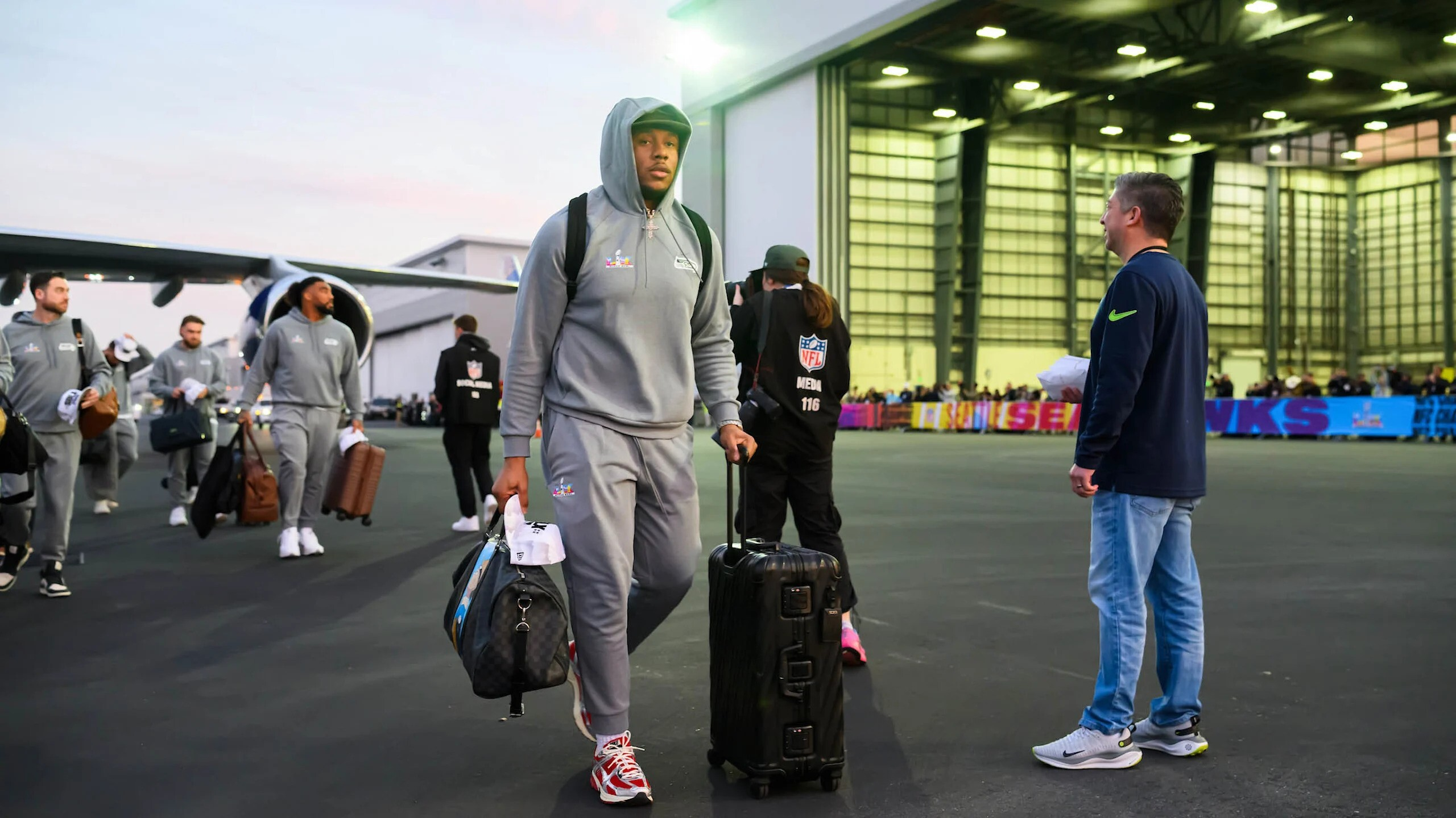 Seahawks Arrive In Bay Area For Super Bowl Lx The Sports Council Pnw